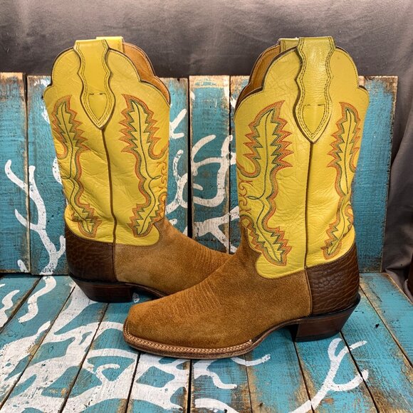 Justin Boots | Shoes | Vintage Justin Roughout Boots Womans 9c ...